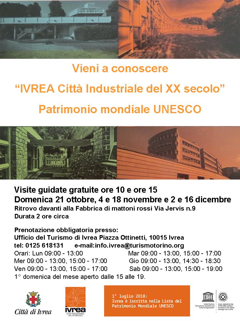 IVREA CITTÀ INDUSTRIALE DEL XX SECOLO - VISITE GUIDATE - Anfiteatro ... IVREA CITTÀ INDUSTRIALE DEL XX SECOLO - VISITE GUIDATE - Anfiteatro ...