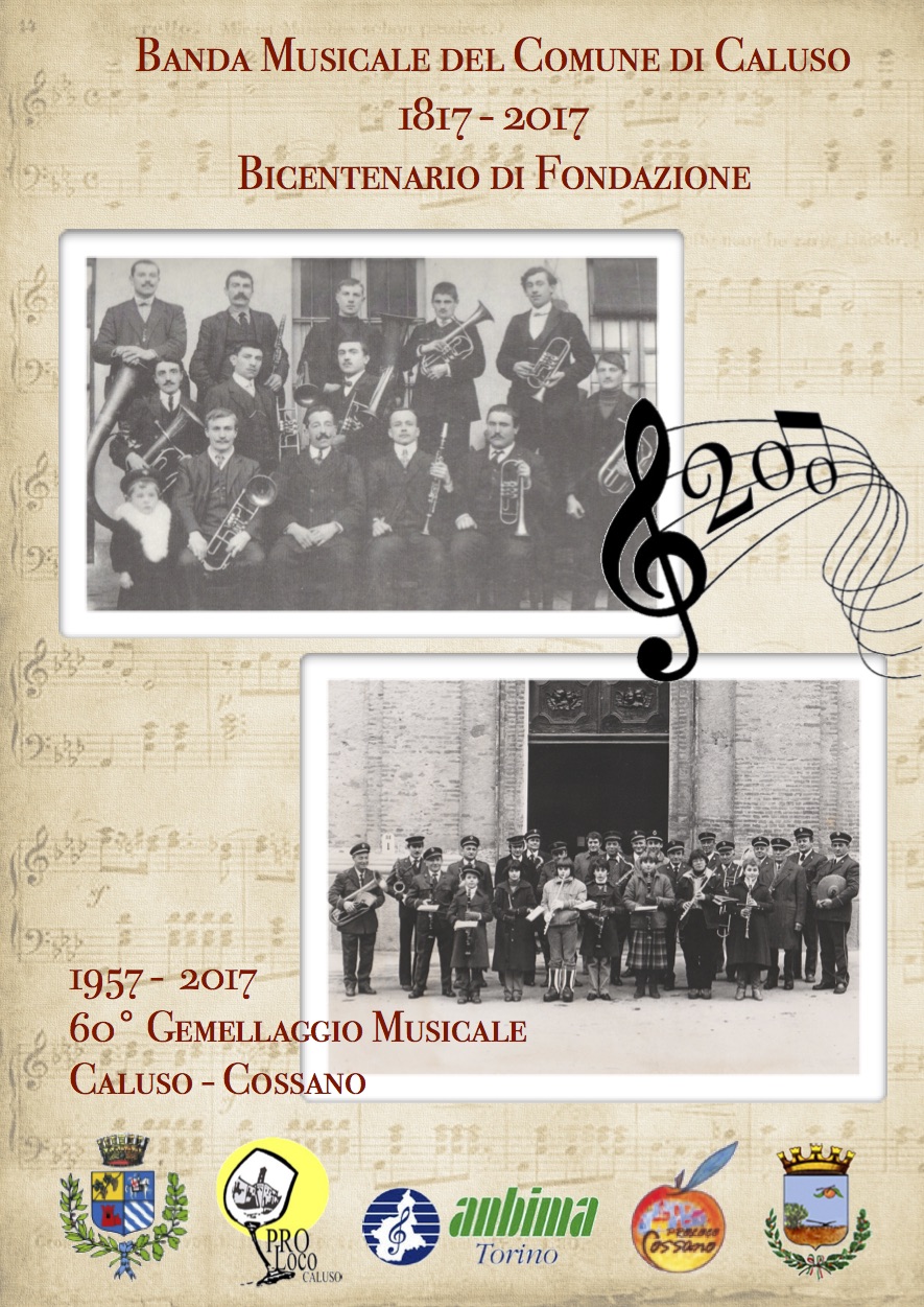 BANDA MUSICALE DEL COMUNE DI CALUSO - BICENTENARIO DI FONDAZIONE ...